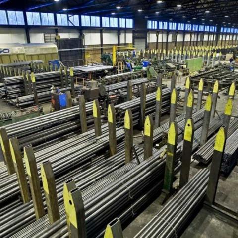 Production at the Ovako steel mill in Imatra is based entirely on ...